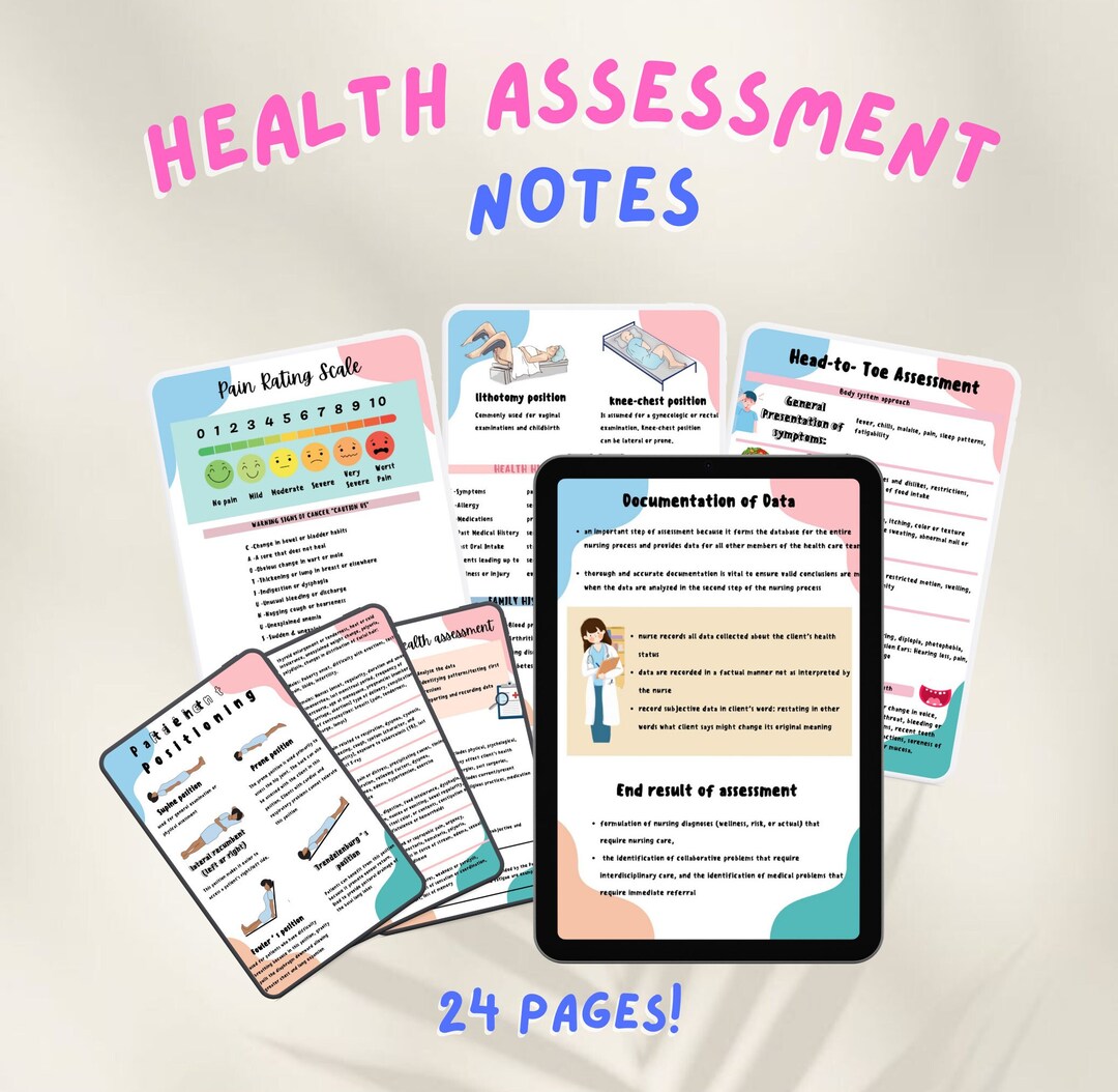 Health Assessment Notes Nursing Study Guide Nursing Notes Nurse ...