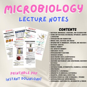 Microbiology 1 Lecture Notes | Practice Questions and Answer Key ...