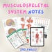 Musculoskeletal System Notes of Anatomy, Physiology, Pathophysiology ...