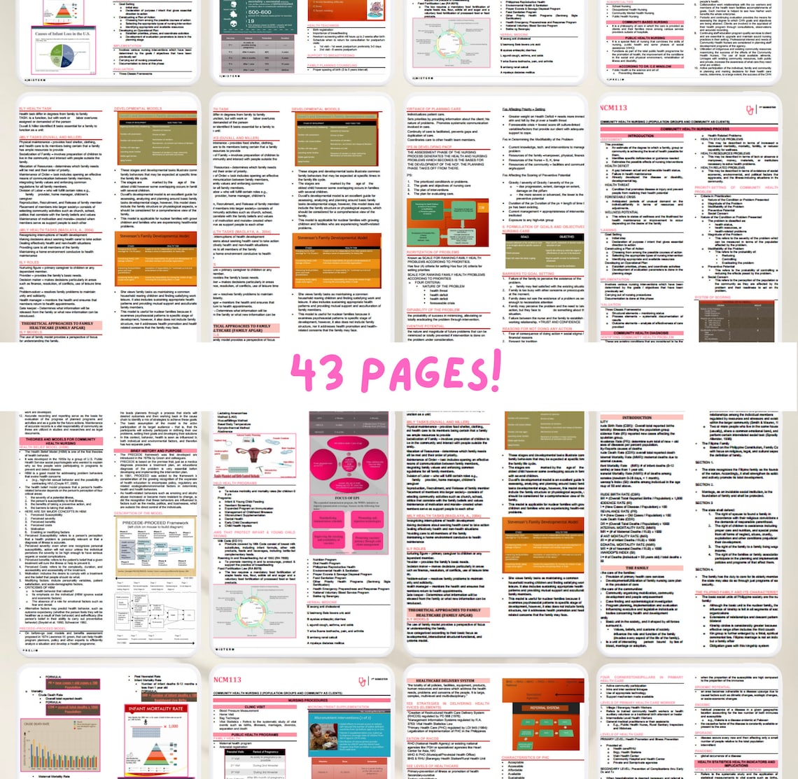 Community Health Nursing Notes | Study Guide for Nursing & Med Students ...