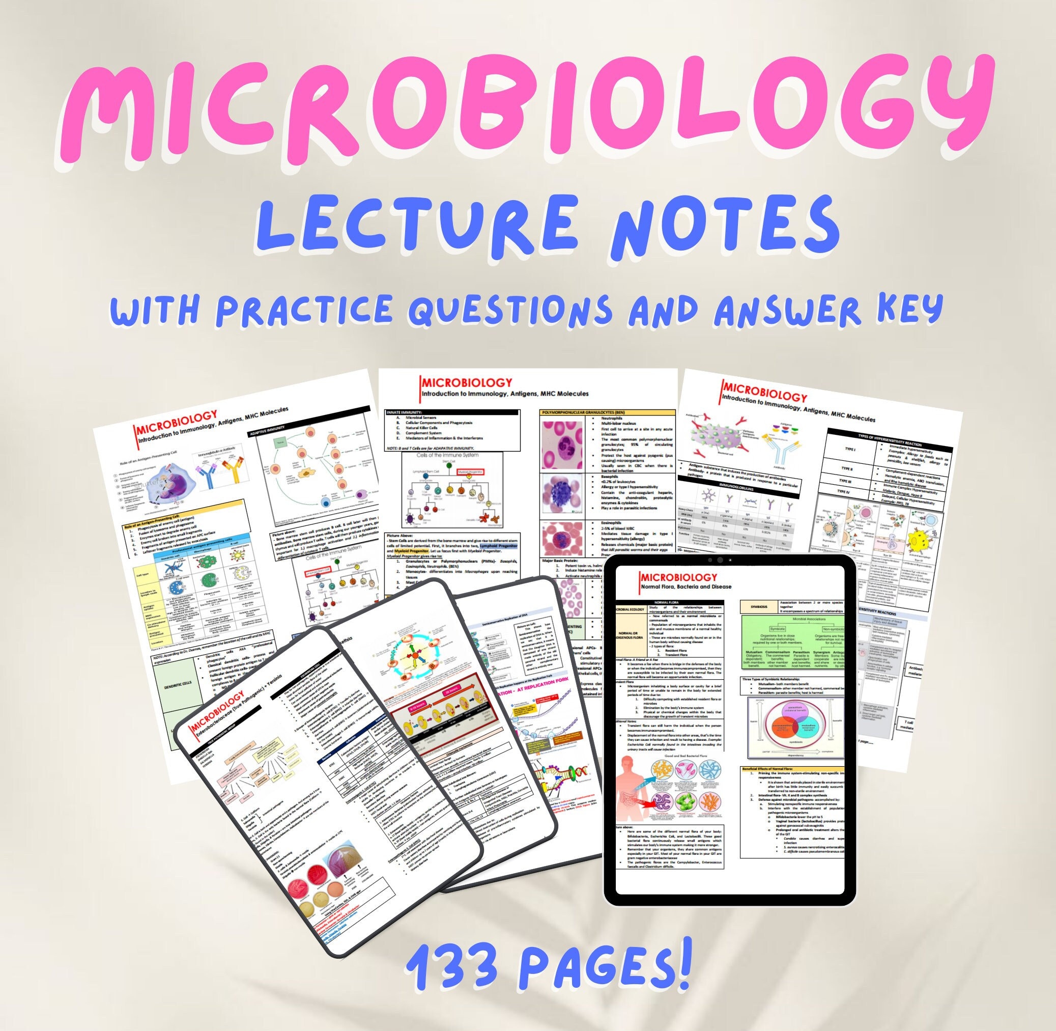 Microbiology Lecture Notes With Practice Questions and Answer Key ...