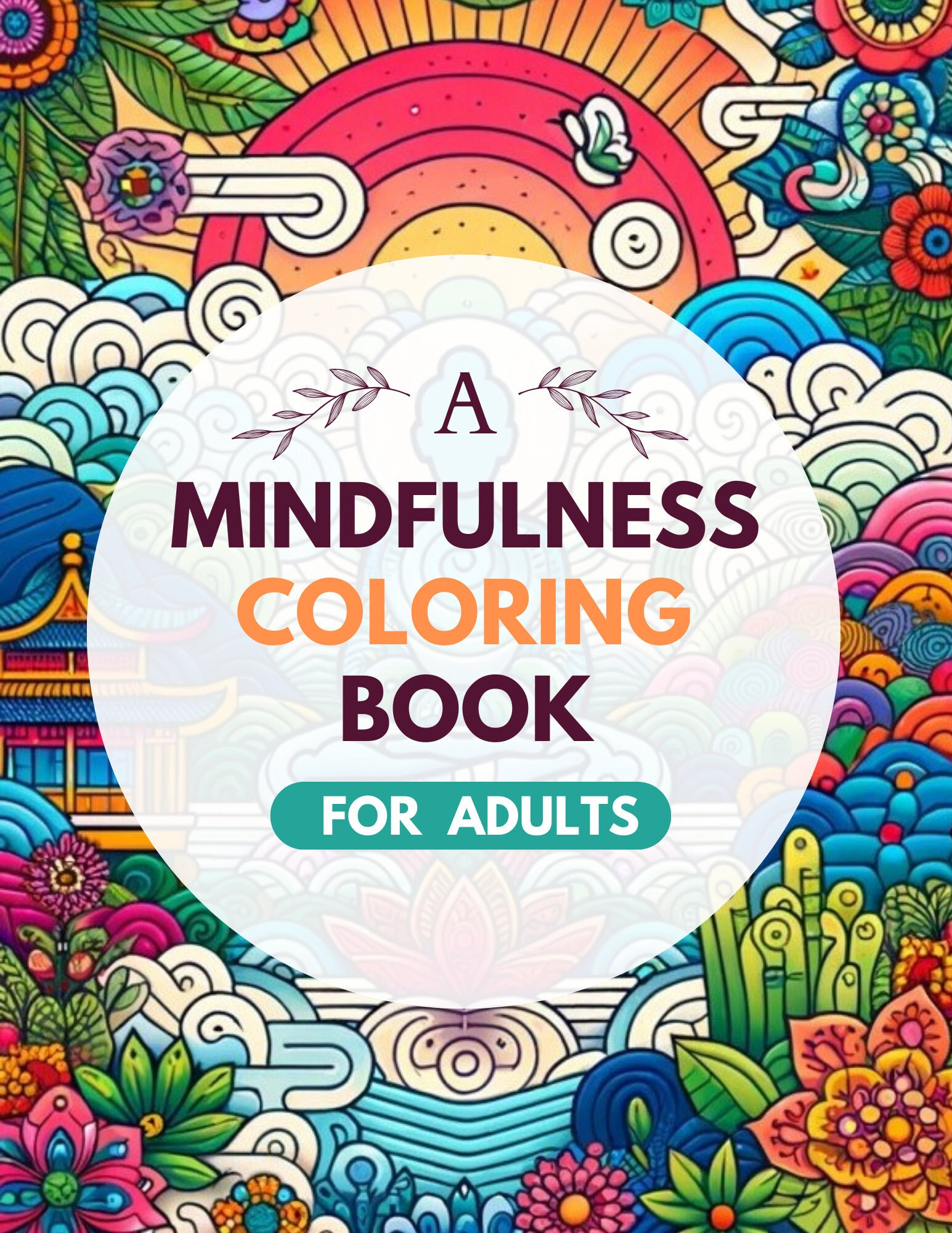 Mindfulness Coloring Book for Adults - Etsy