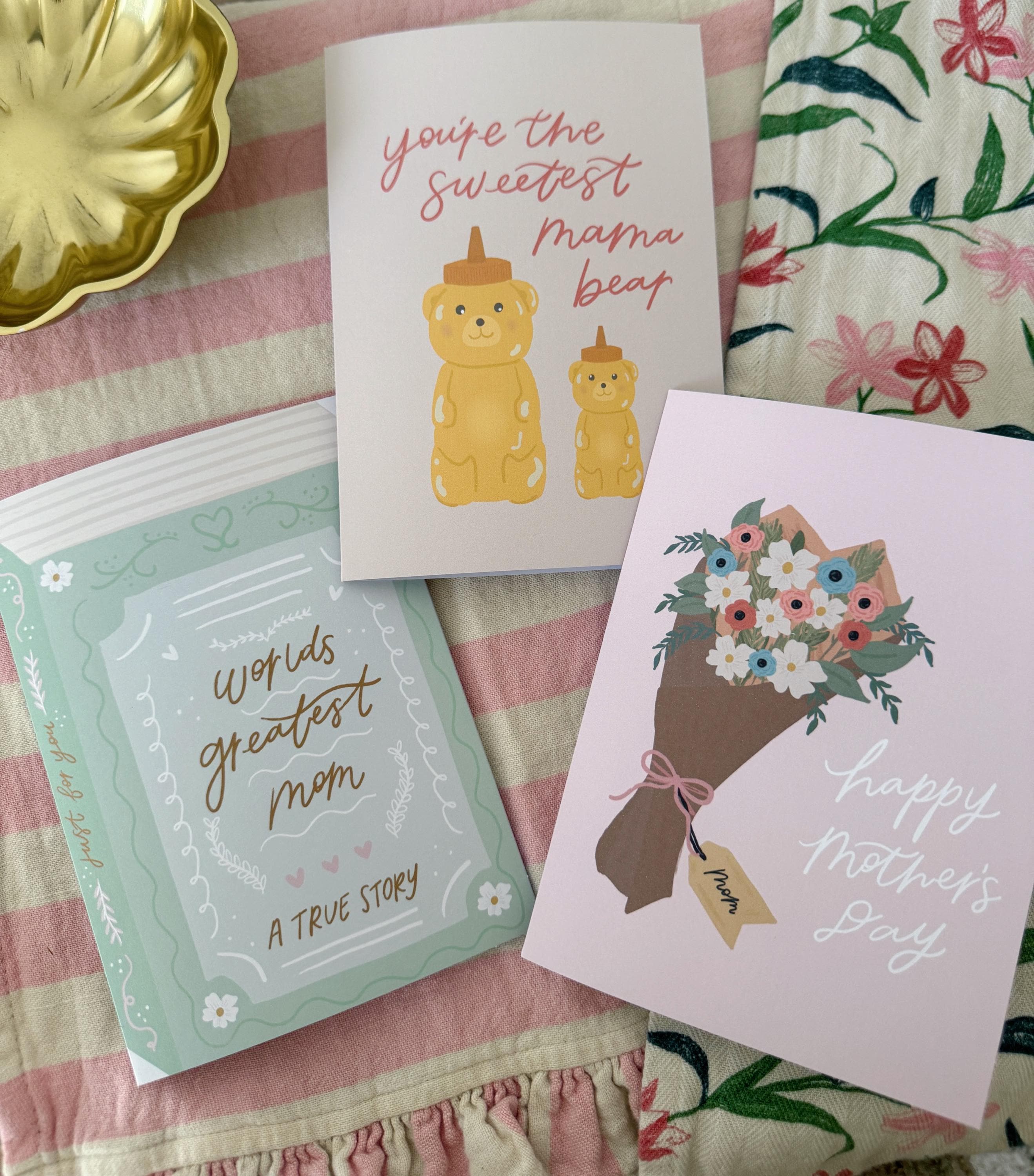 Mother's Day Card, New Mom Card, Mom Birthday Card, Bear-themed ...