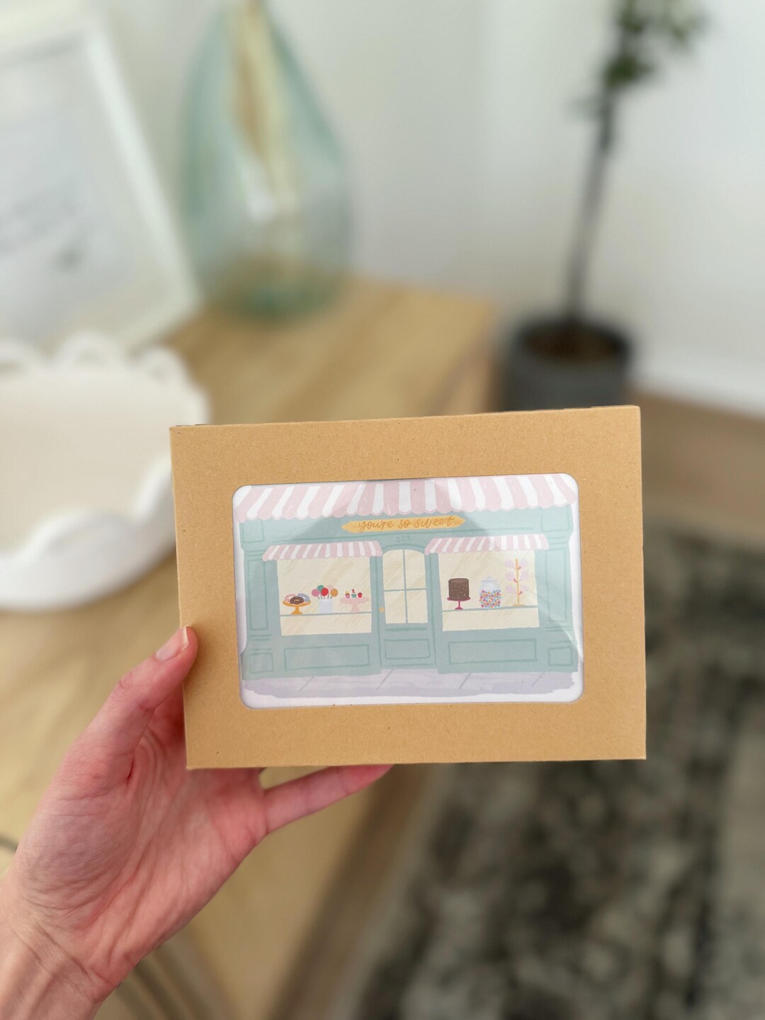 Cute Thank You Cards for Her, Cute Stationery, You're so Sweet Blank ...