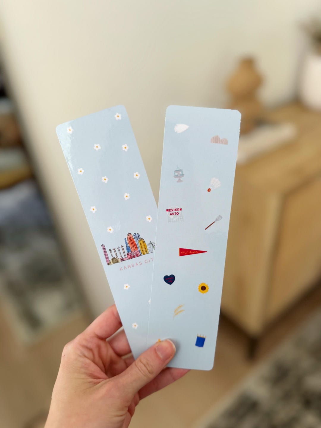 Bookmarks Kansas City Set, KC Cute Bookmark, Cute Bookmark for Her ...