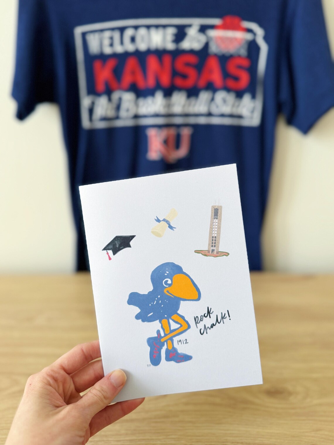 Kansas University Graduation Card, KU Jayhawk, Campanile, Graduation ...