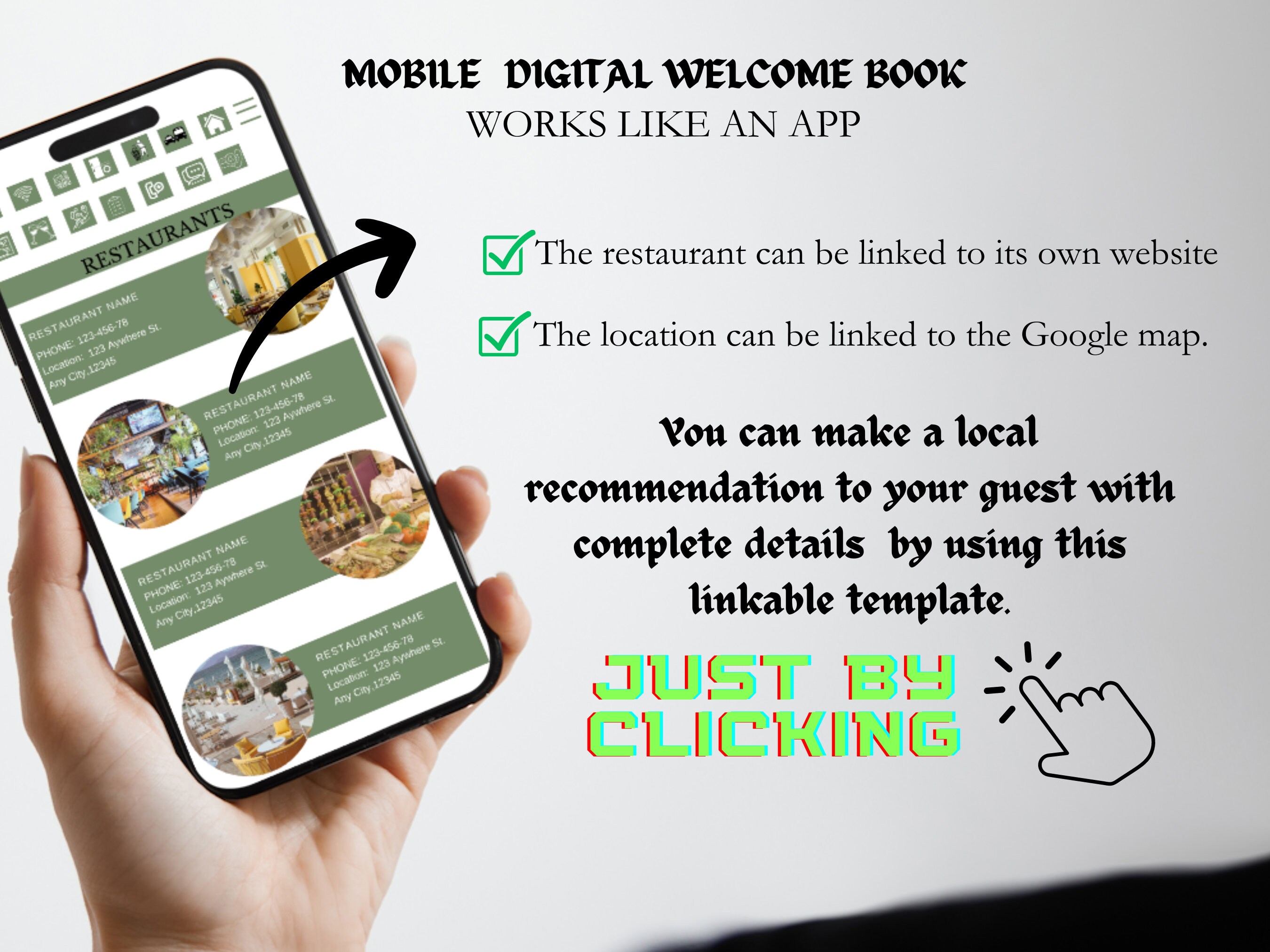 Airbnb Digital Welcome Book Template, Digital Editable Guest Book ...