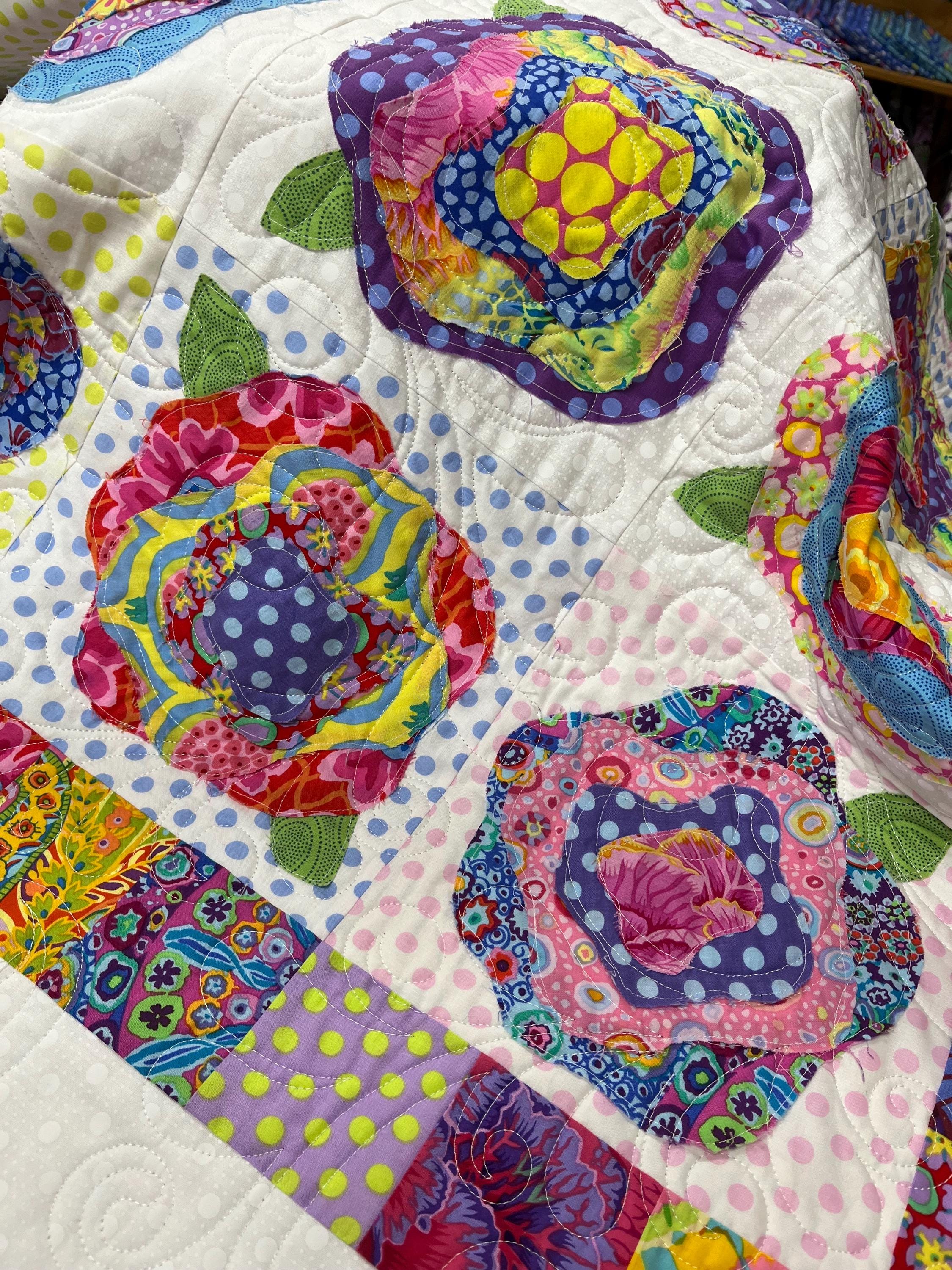 French Roses Quilt Kit in Kaffe Fassett Fabrics - Etsy