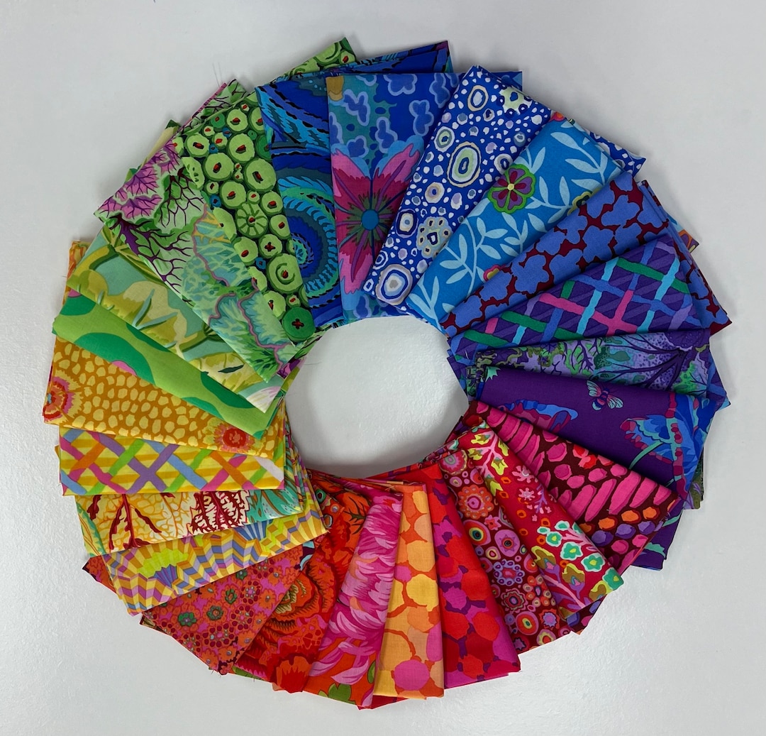 Kaffe Fassett Rainbow Spectrum 12 Fat Quarters - Etsy