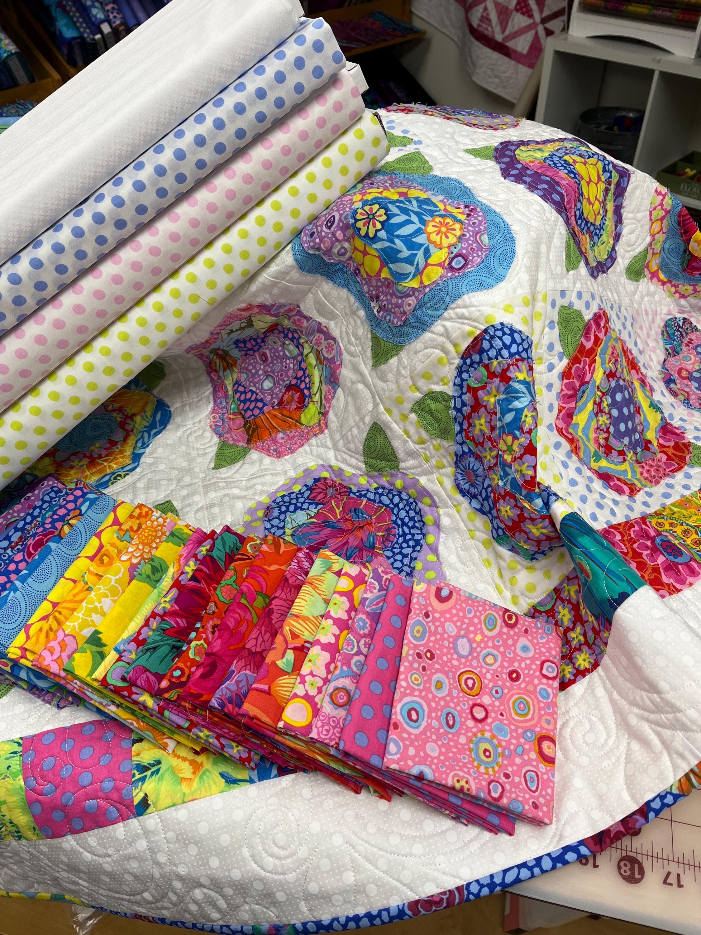 French Roses Quilt Kit in Kaffe Fassett Fabrics - Etsy