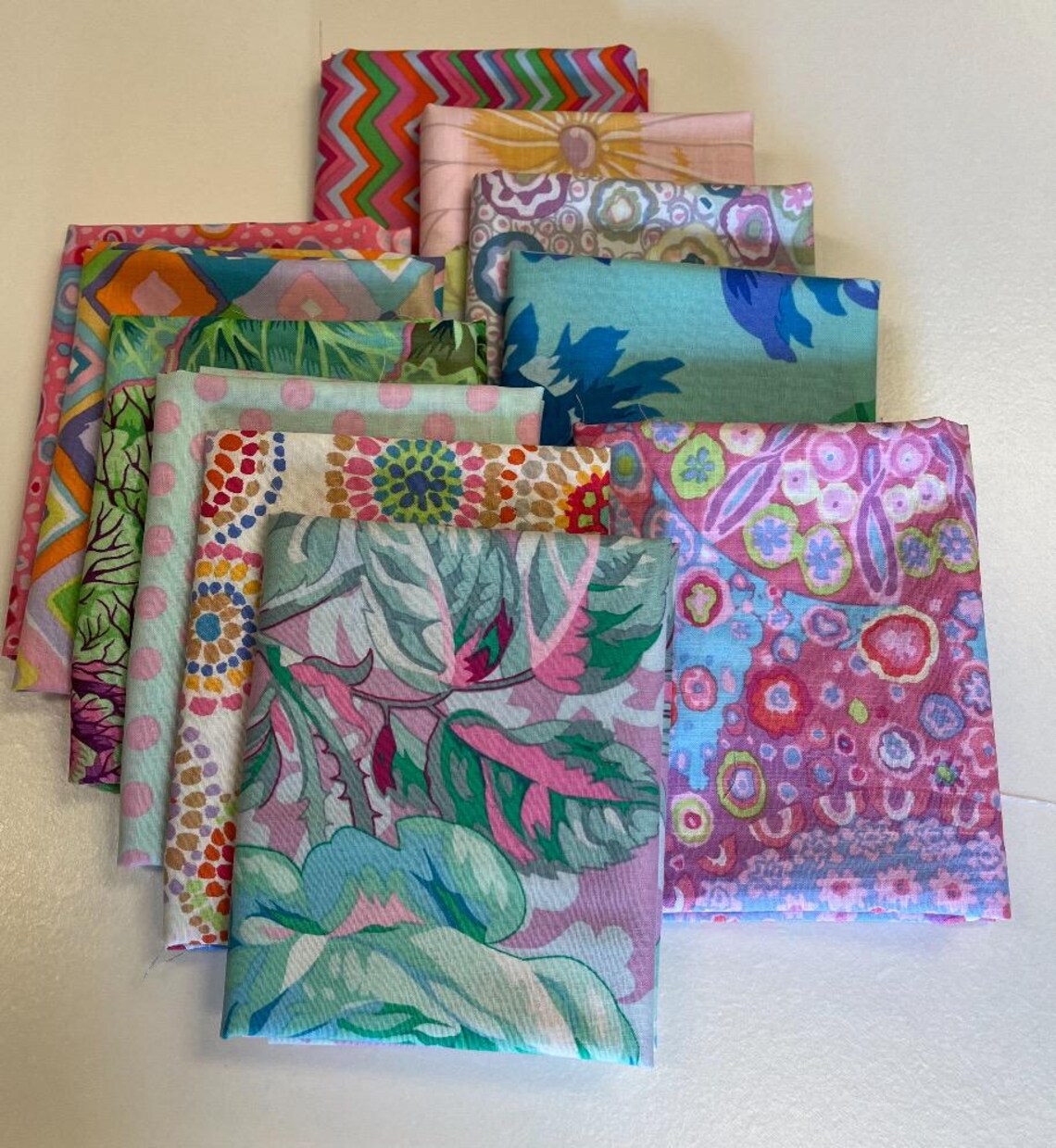 10 Kaffe Fassett PASTEL Fat Quarter Bundle - Etsy