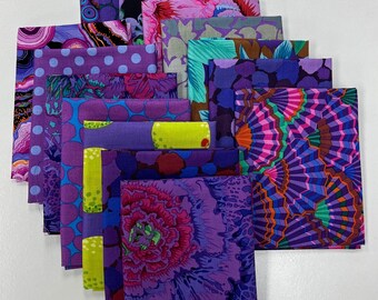 10 Kaffe Fassett BLUE Fat Quarter Bundle - Etsy