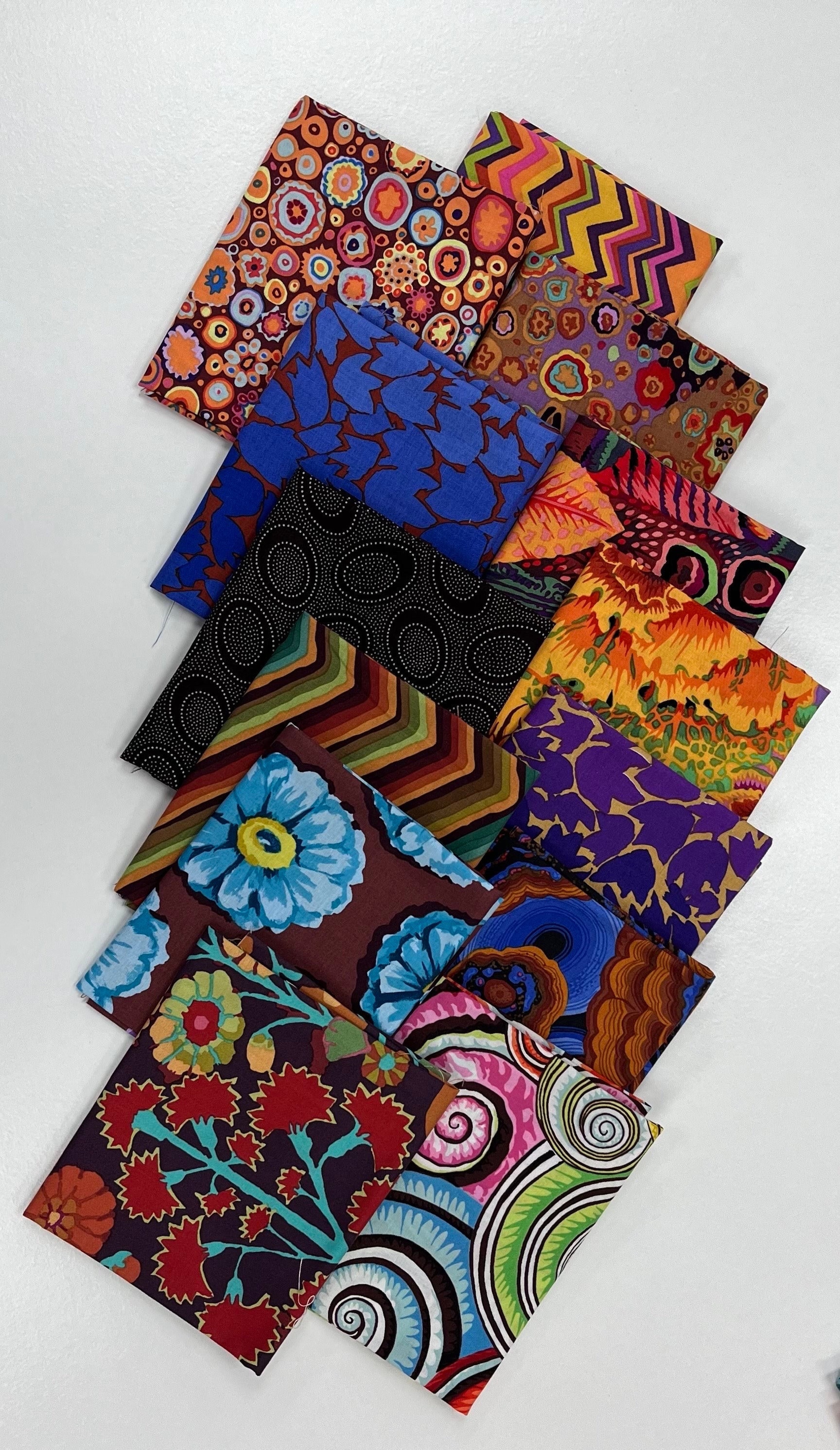 10 Kaffe Fassett BROWN Fat Quarter Bundle - Etsy