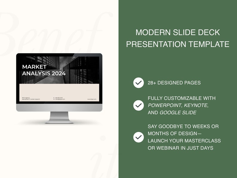 Market Analysis Template, Pitch Deck, Webinar, Portfolio Presentation ...