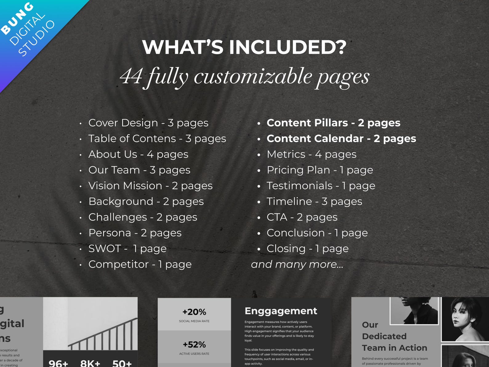 Social Media Proposal Template | Client Proposal for SMM Projects ...