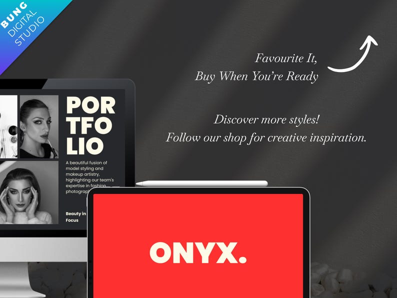 Bold Brand Portfolio Template: Creative Presentation for Canva - Etsy