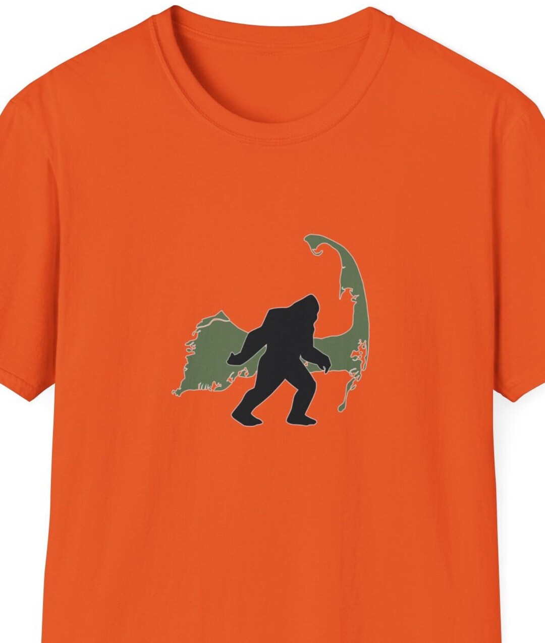 Cape Cod Bigfoot Logo T-shirt - Etsy