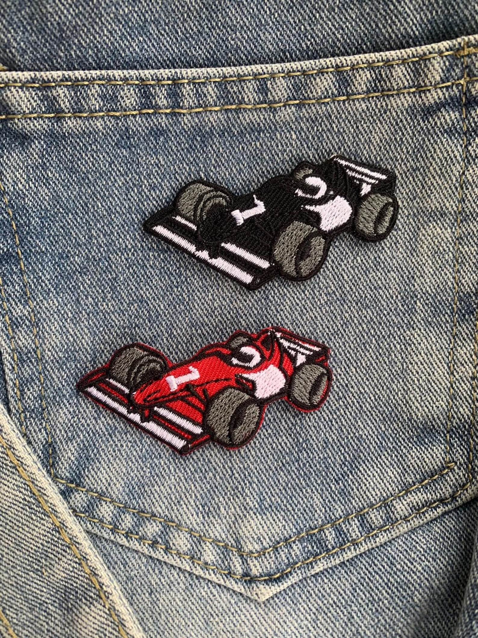 Mini Formula 1 Car F1 Iron on Patch , DIY Patch for Jacket, Backpack ...