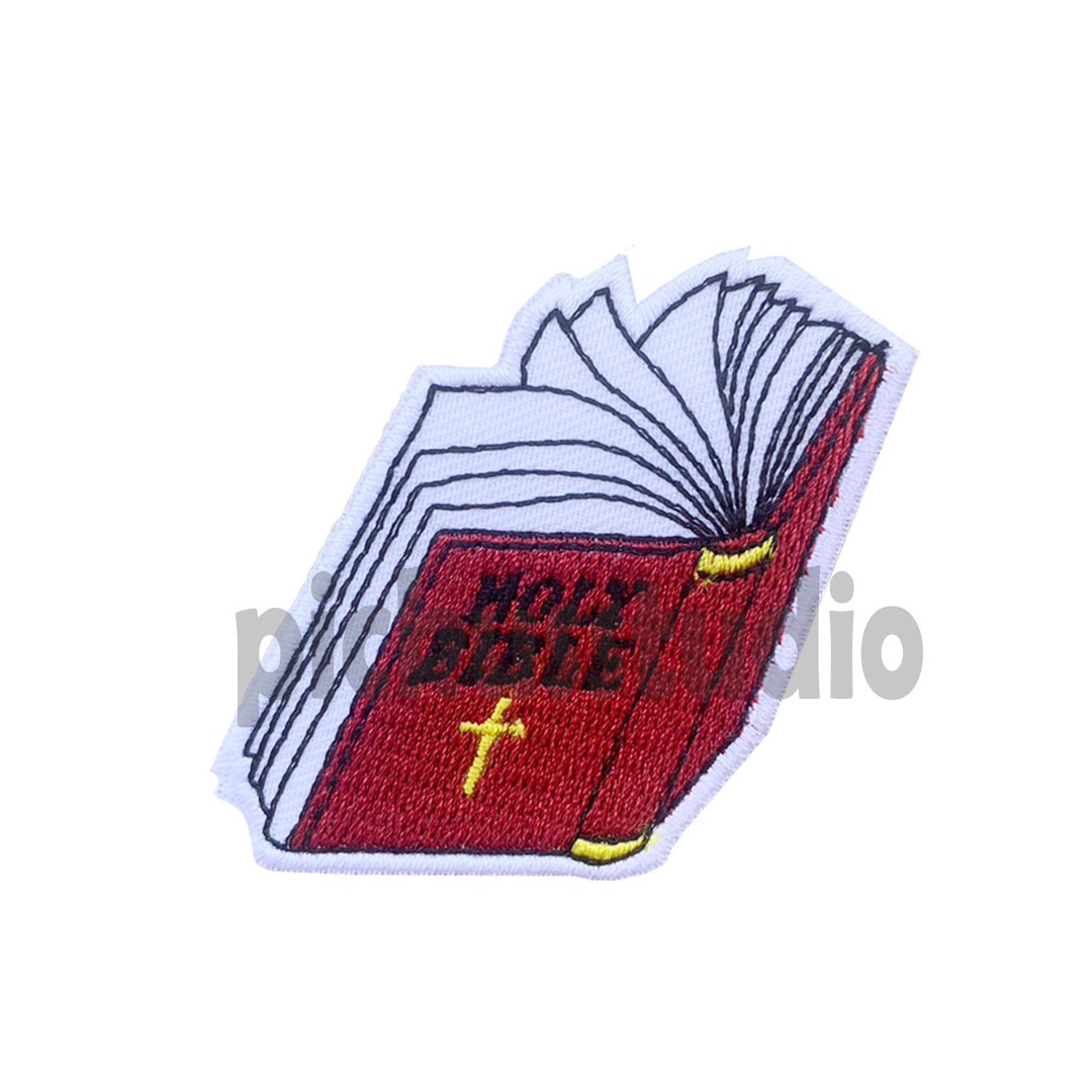 Holy Bible Iron on Patch , Sew on Embroidered Patch Appliqués - Etsy