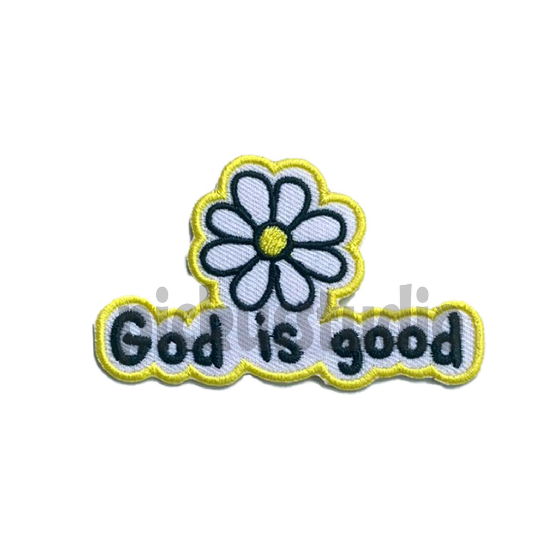 God is Good Iron on Patch , Sew on Embroidered Patch Appliqués - Etsy