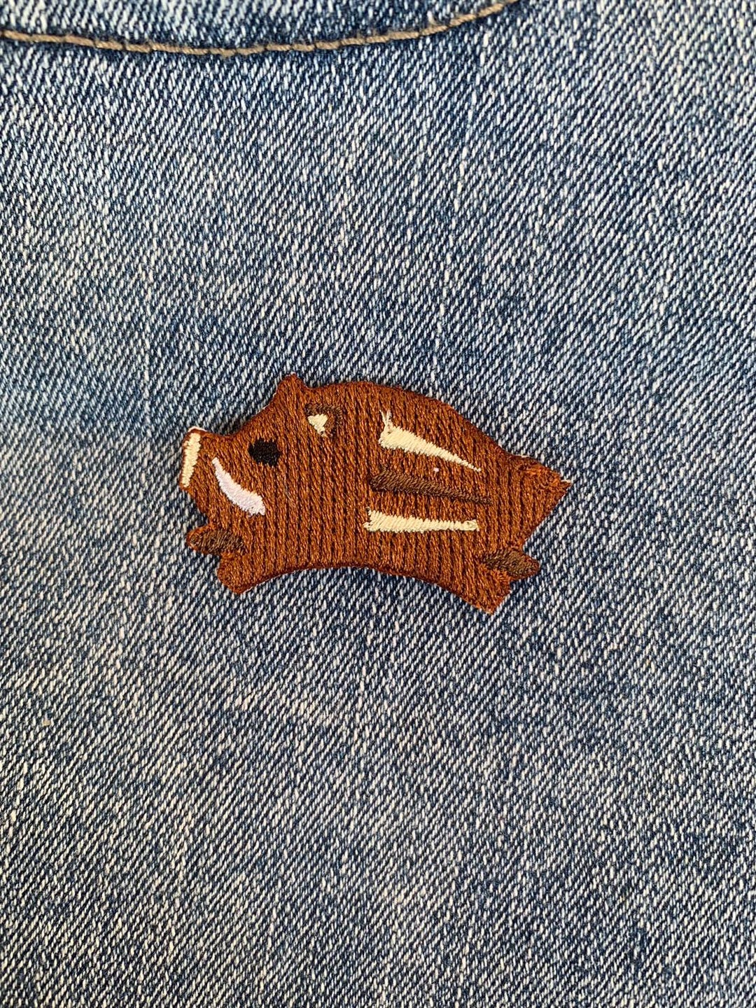 Tiny Boar Small Boar Iron on Patch , Sew on Embroidered Patch Appliqués ...