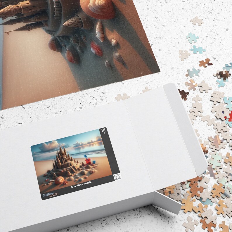Puzzle, Beach, Sandcastle, Beach Series, 1000 Piece Puzzles, Unique ...