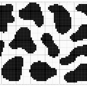 Cow Print C2C Blanket Pattern - Etsy