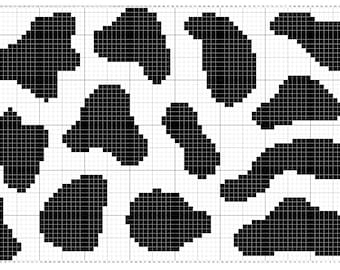 C2C Cow Print Blanket Crochet Pattern - Etsy