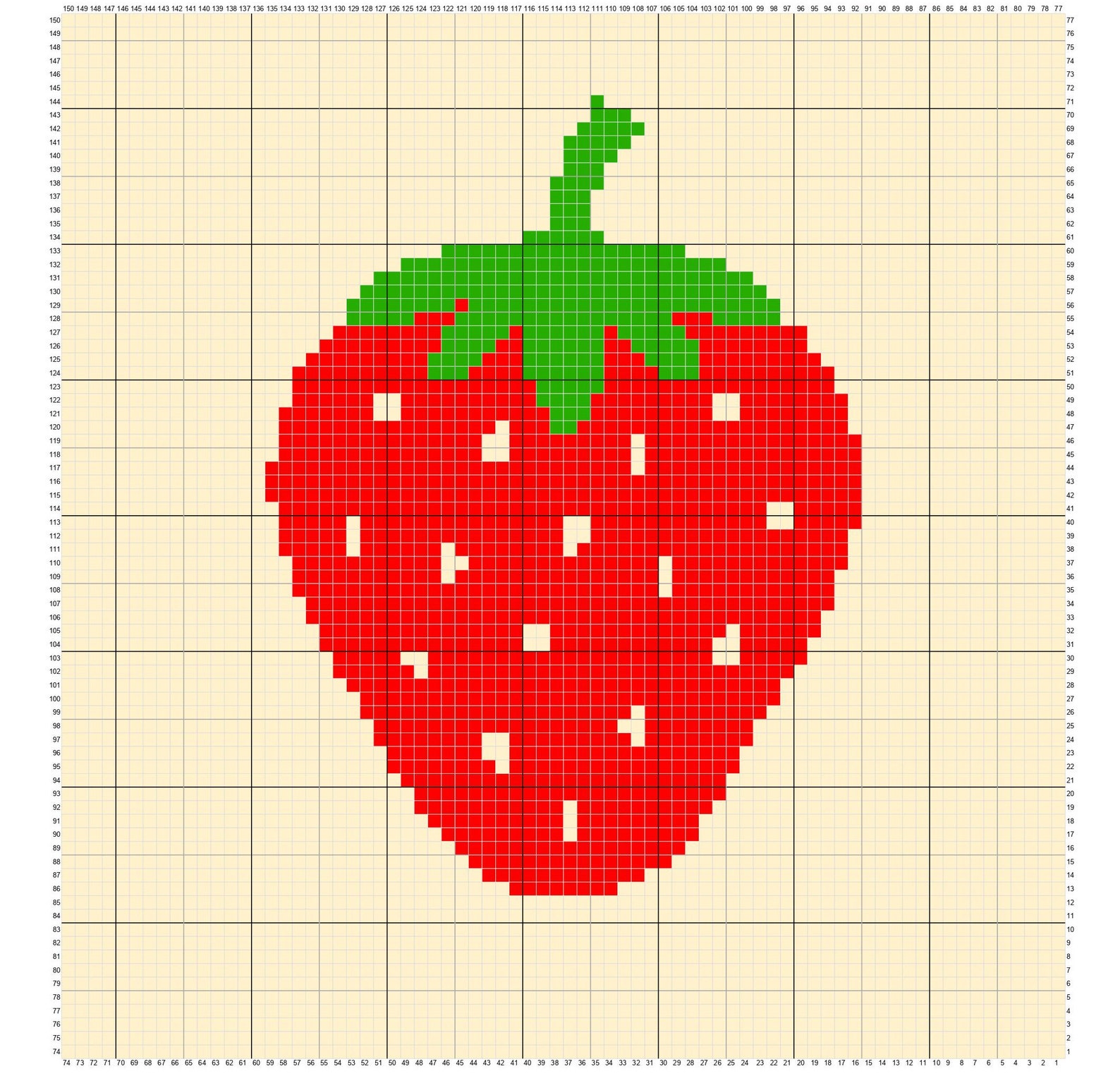 Strawberry C2C Blanket Pattern - Etsy