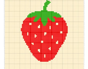 Strawberry Shortcake, C2C, Written Pattern, XXL Blanket - Etsy