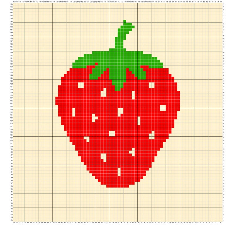 Strawberry C2C Blanket Pattern - Etsy