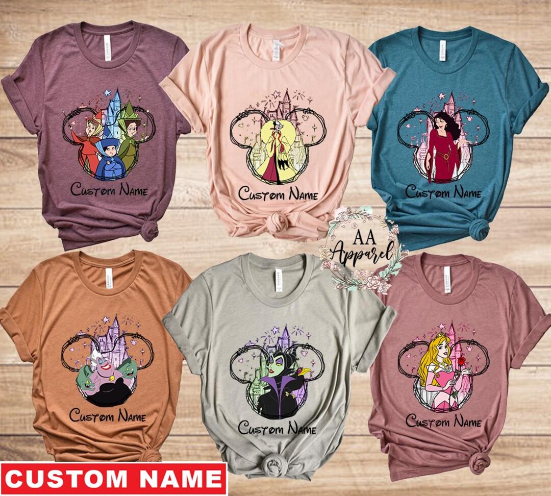 Custom Personalized Villains Cruella Maleficent Ursula Halloween ...