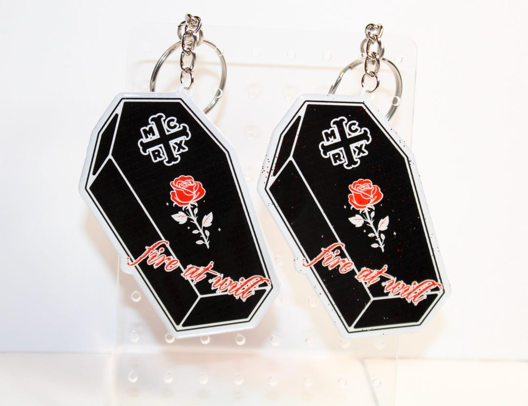 My Chemical Romance MCR Inspired Keychains Three Cheers for Sweet ...