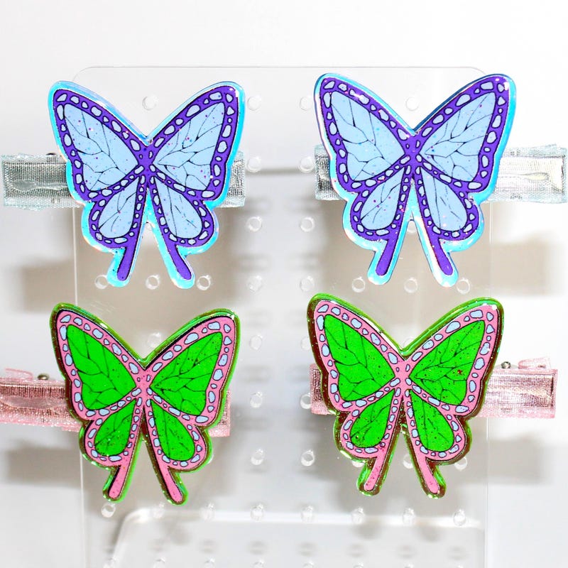 Demon Slayer Shinobu Hair Clips - Etsy