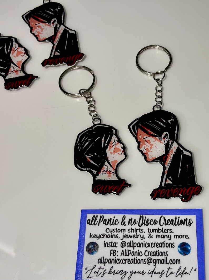 My Chemical Romance MCR Best Friend Keychain Three Cheers for Sweet ...