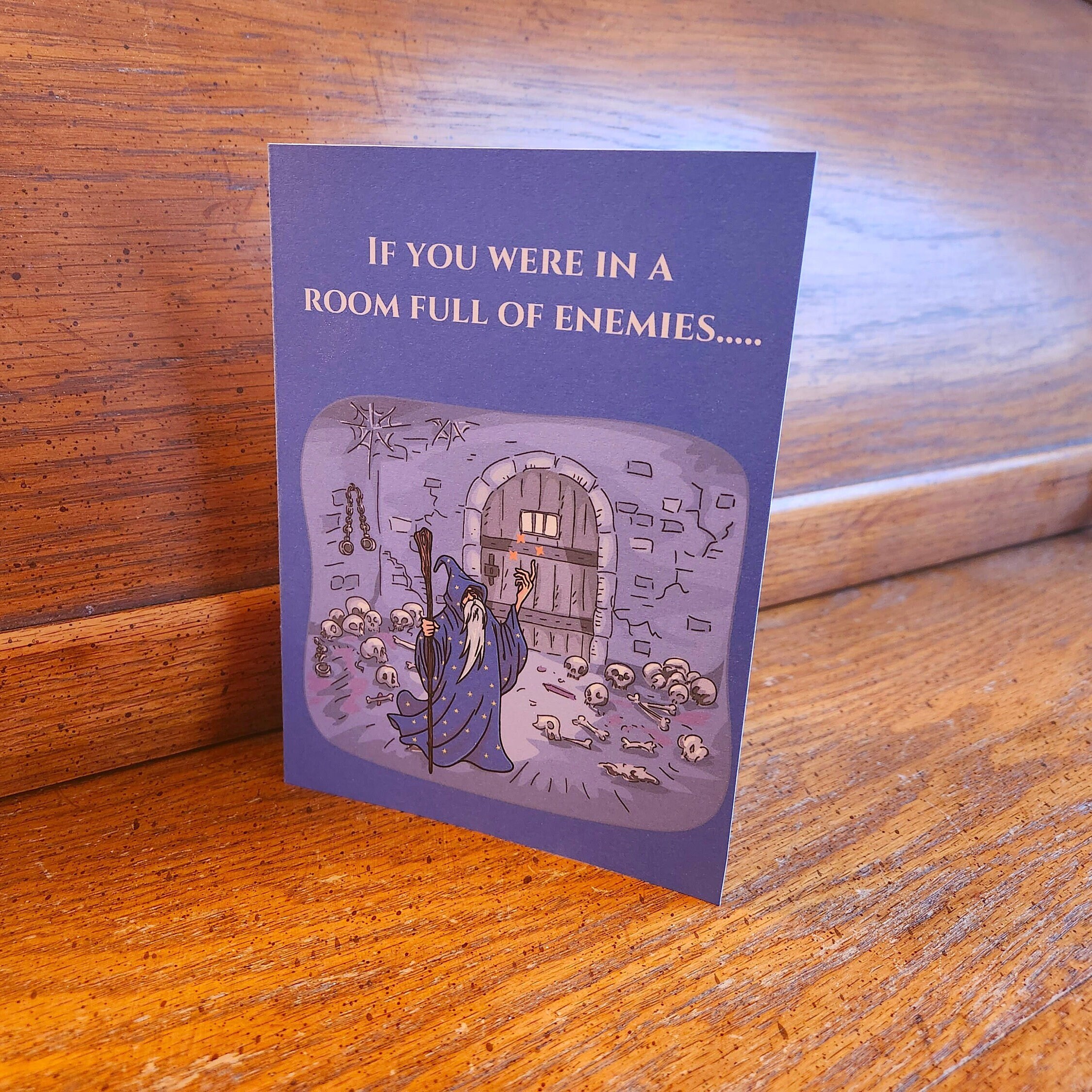 Fireball DND/TTRPG Themed Anniversary Card / Friend Encouragement - Etsy