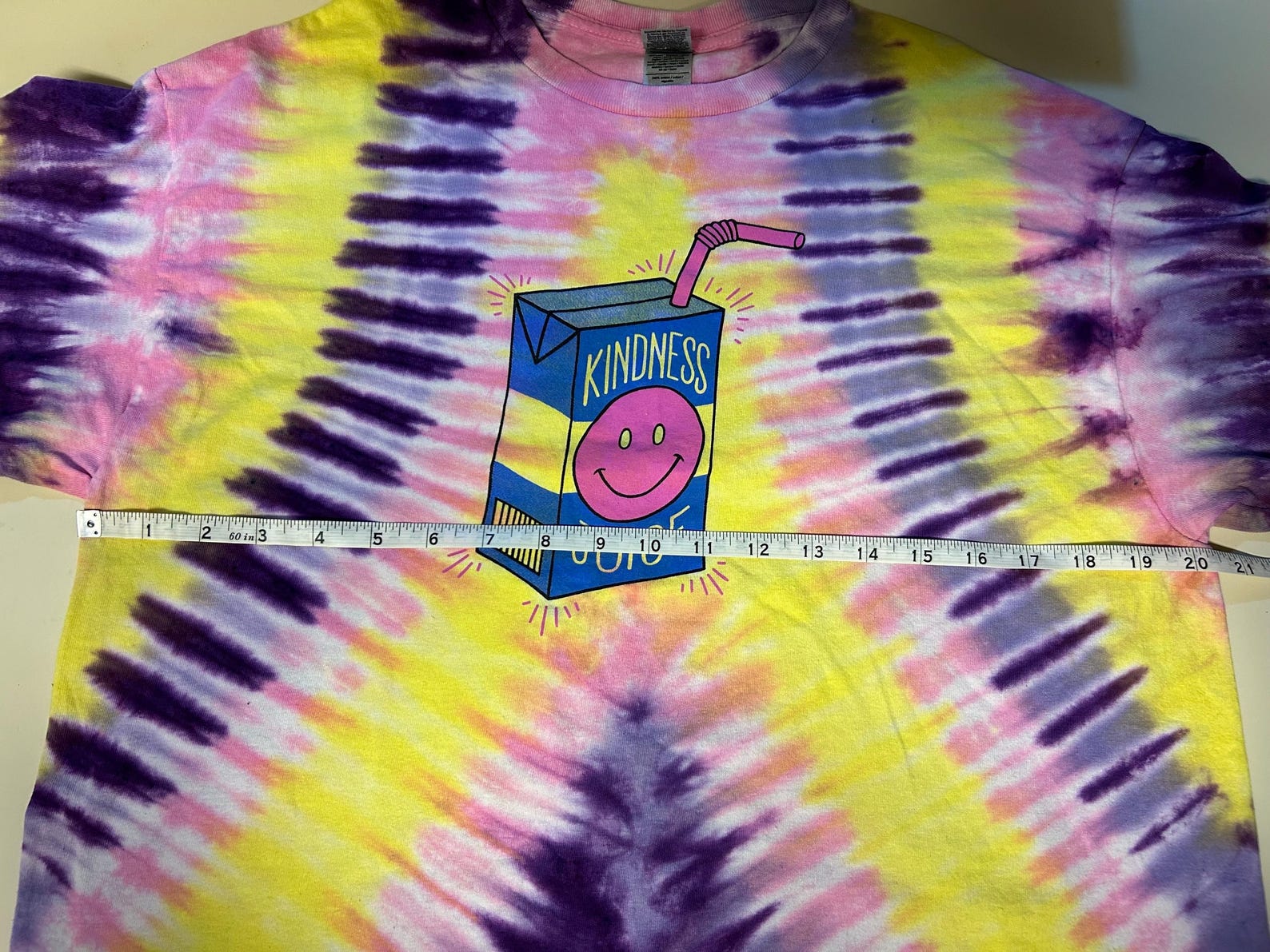Tie Dyed Kindness Juice Graphic Tee Shirt Size Large - Etsy