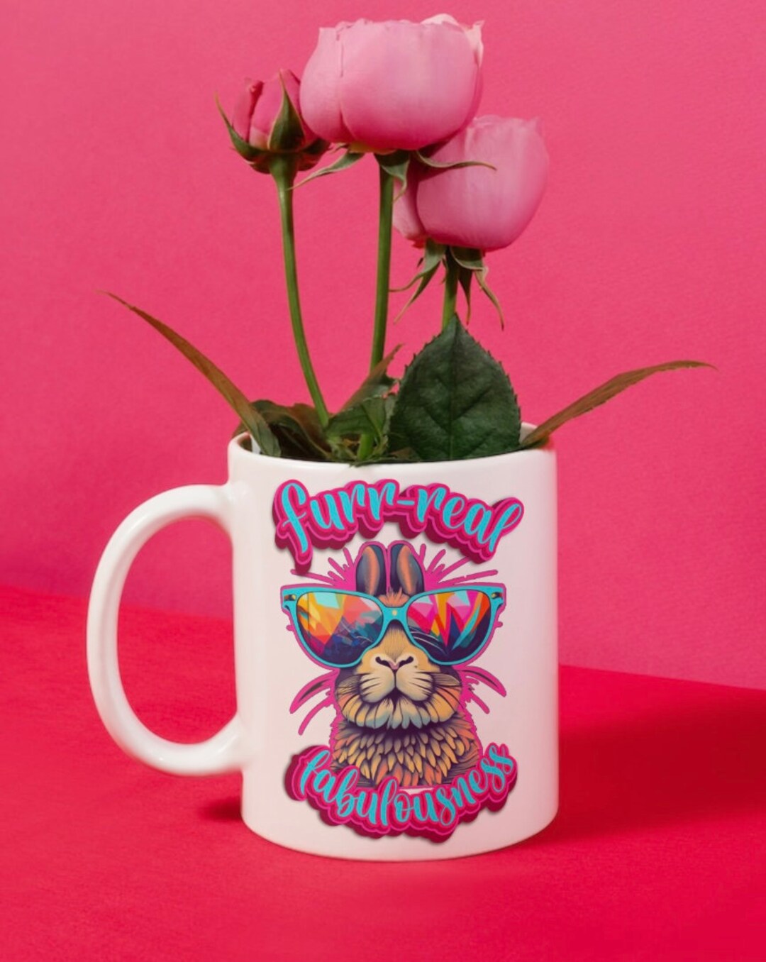 Furr-real Fabulousness : Bunny,coffee Mug, Funny, Humor, Cartoon, Gift ...