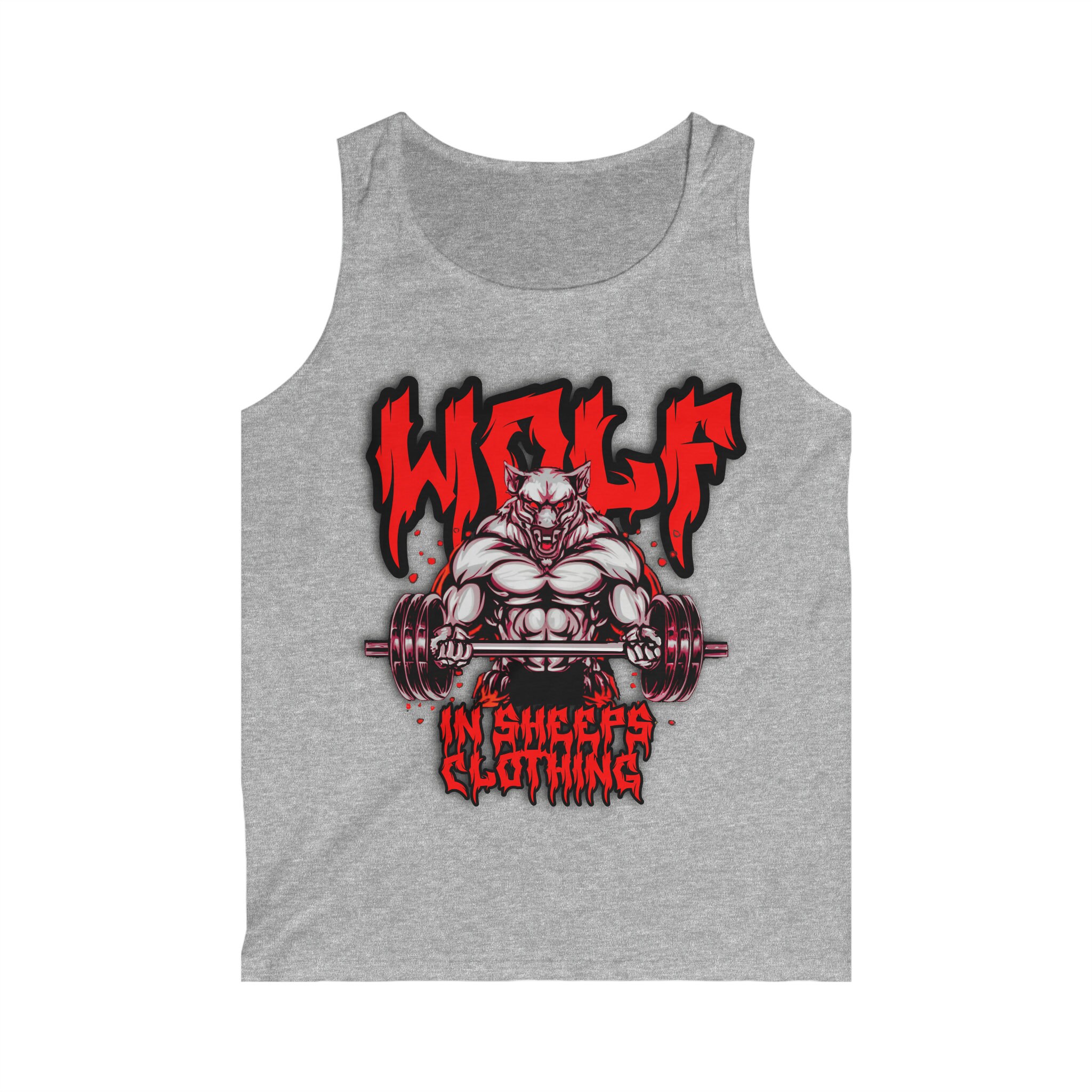 Men’s Gym Tank Top Wolf in Sheep's Clothing Muscle Shirt, Fitness ...