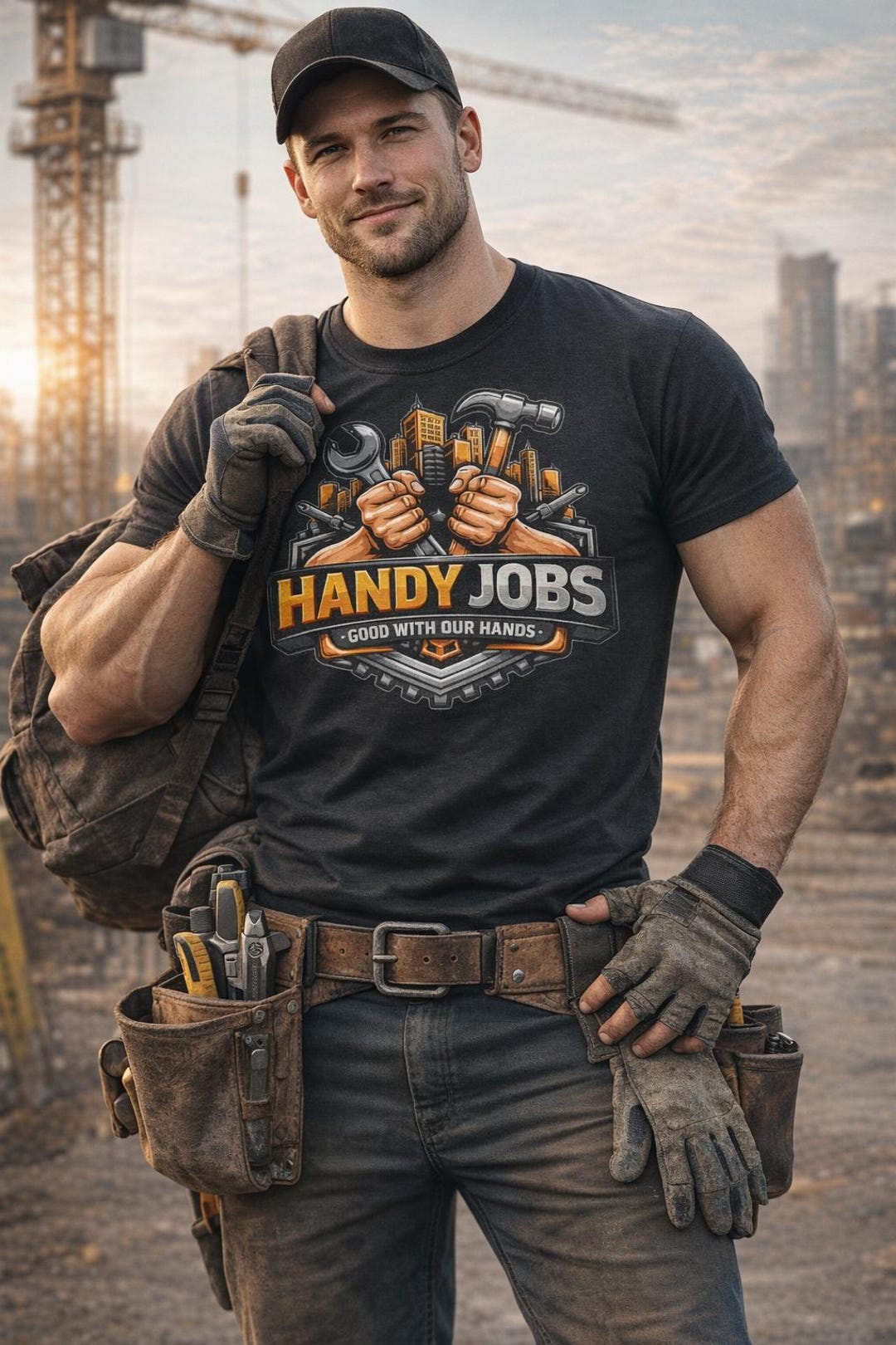 Handy Jobs Good With Hands Tee | Handyman Trades Repair Worker Shirt - Etsy