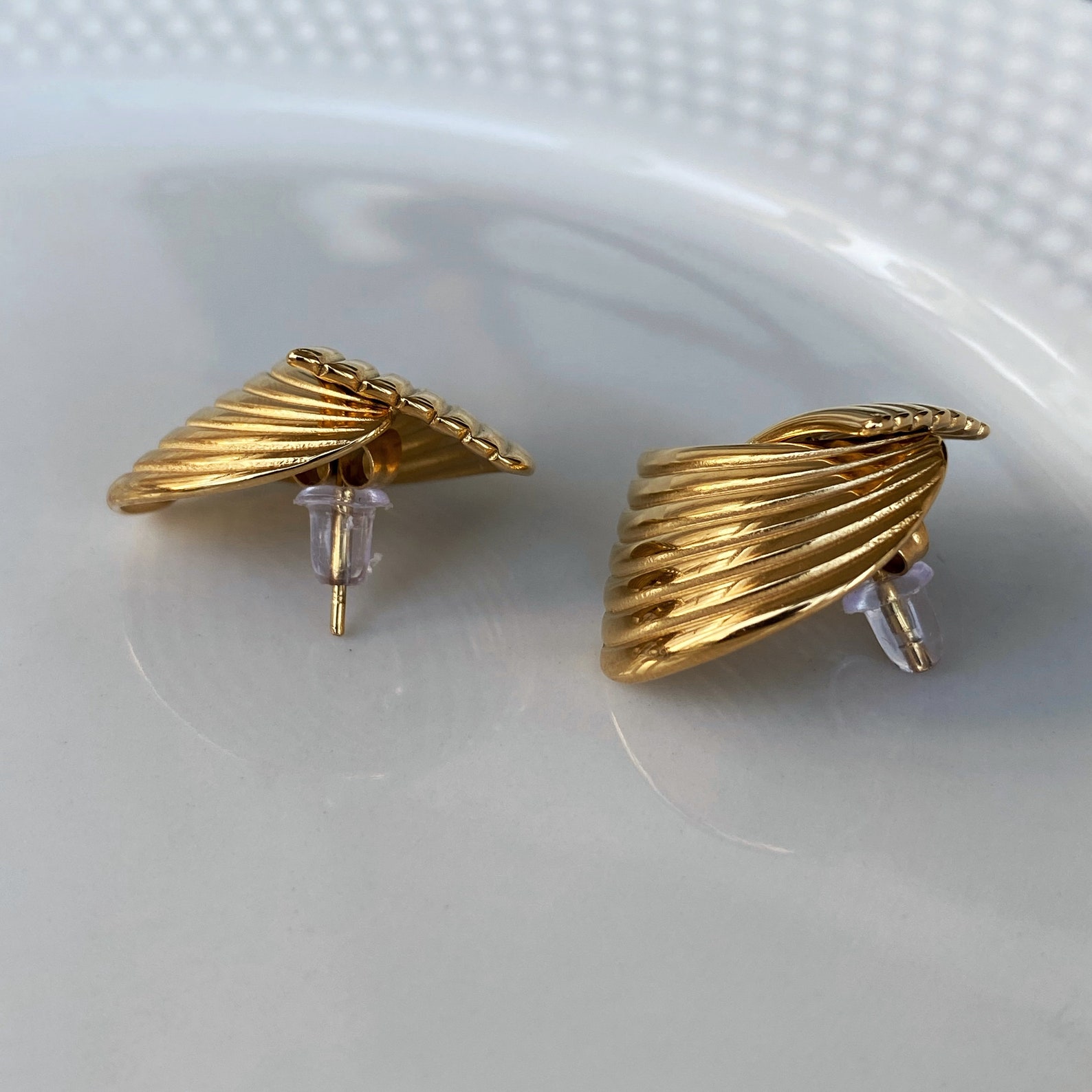 Vintage Style Earrings/ Old Money Earrings/ Gold Silver Earrings ...