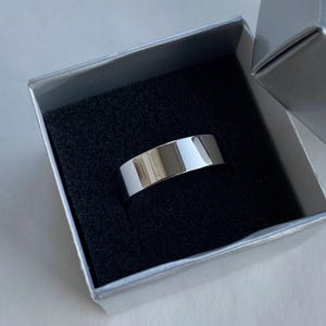 Couple Rings Simple, Man's Minimalist Ring, Silver Unisex Ring ...