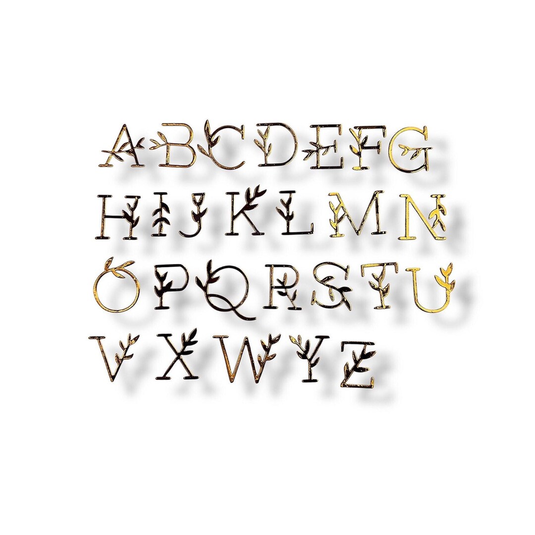 Adhesive Copper Foil Overlay Design Sticker - Letters - Great for ...