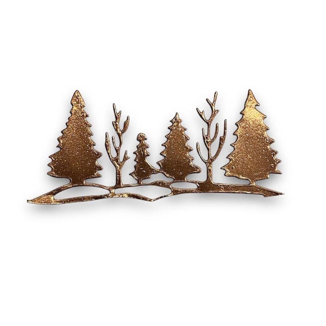 Copper Foil Forest - Adhesive Stained Glass Overlay - Etsy