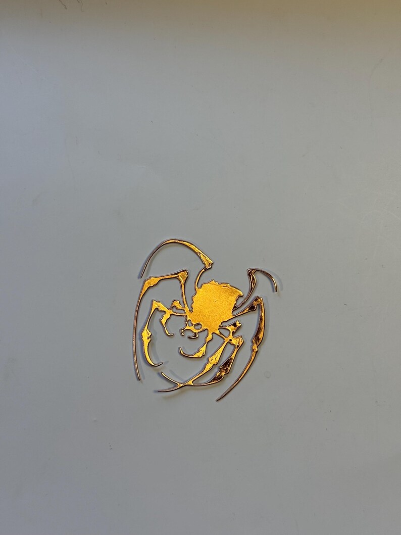Adhesive Copper Foil Overlay Design Sticker - Spider - Etsy