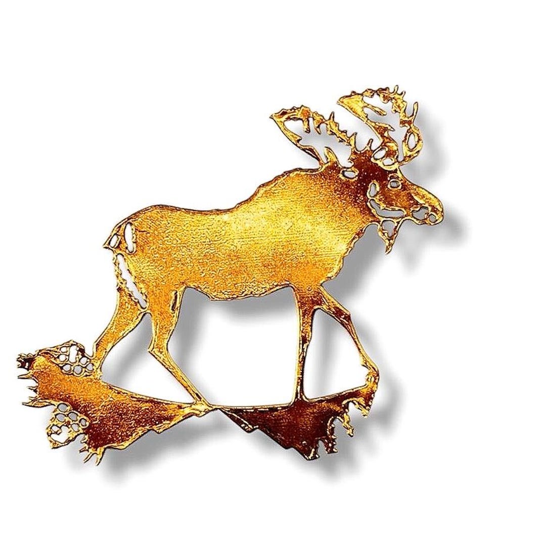 Adhesive Copper Foil Moose Overlay Sticker: Stained Glass Supplies - Etsy