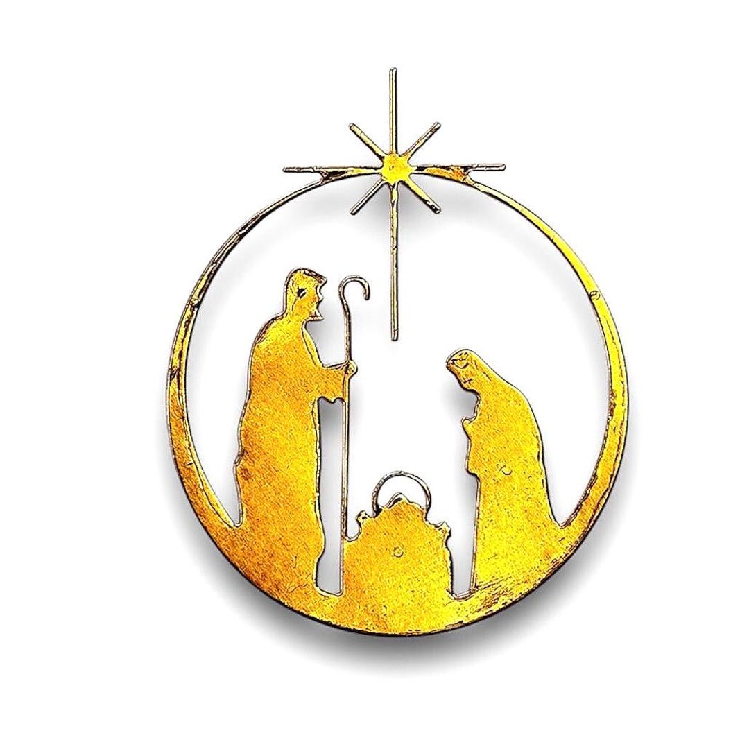 Adhesive Copper Foil Nativity Scene - for Stained Glass Overlay - Etsy UK
