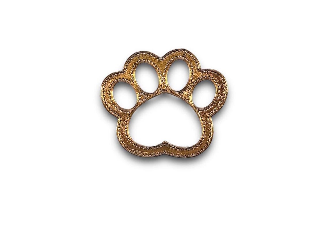 Adhesive Copper Foil Overlay Design Sticker - Dog Paw Print - Great for ...