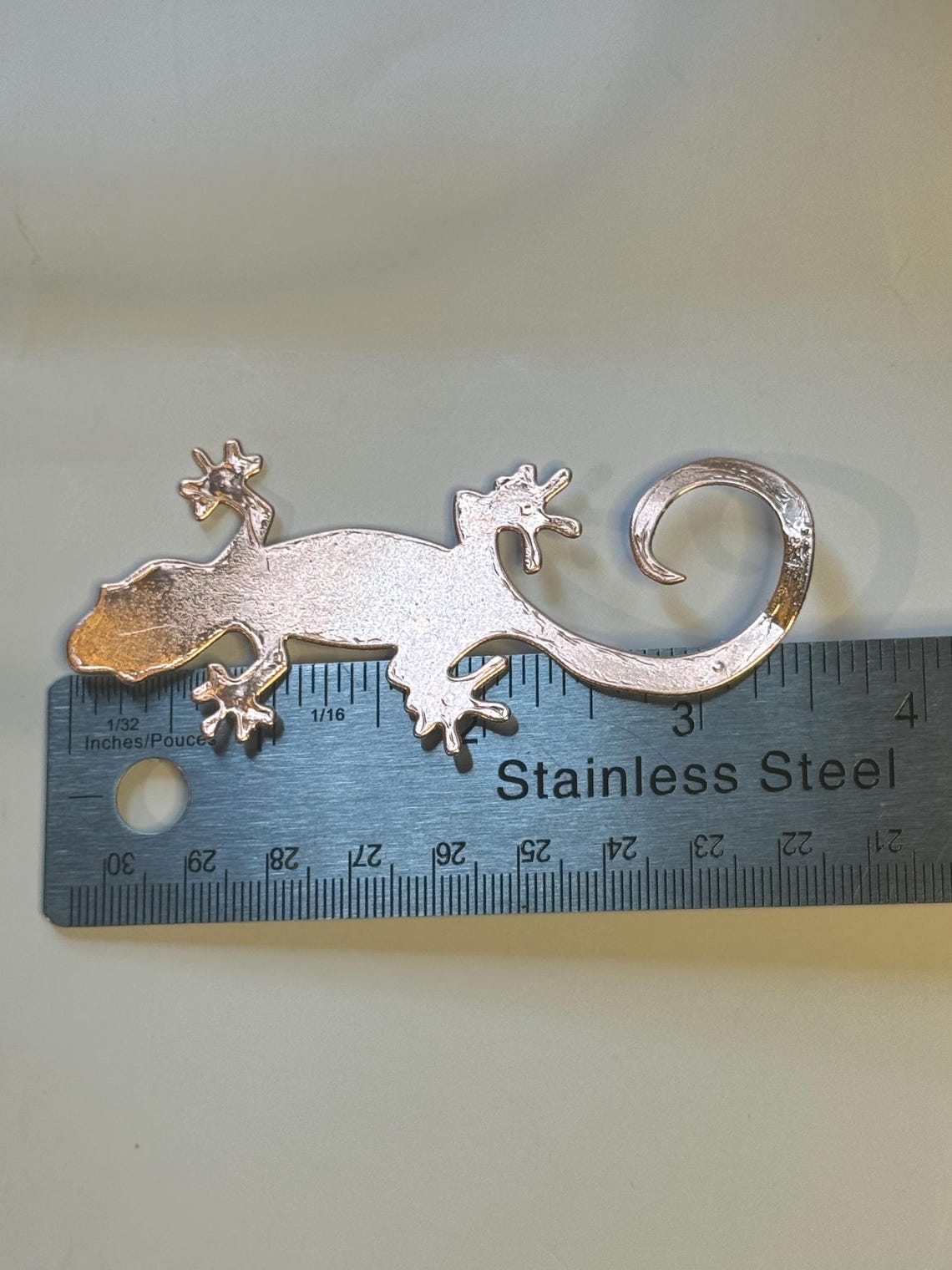 Adhesive Copper Foil Overlay Design Sticker - Lizard Gecko - Great for ...