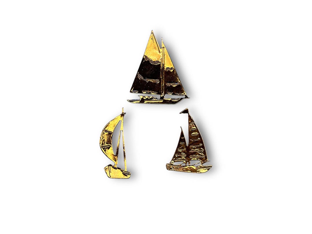 Adhesive Copper Foil Overlay Design Sticker - Water Sail Boats - Great ...